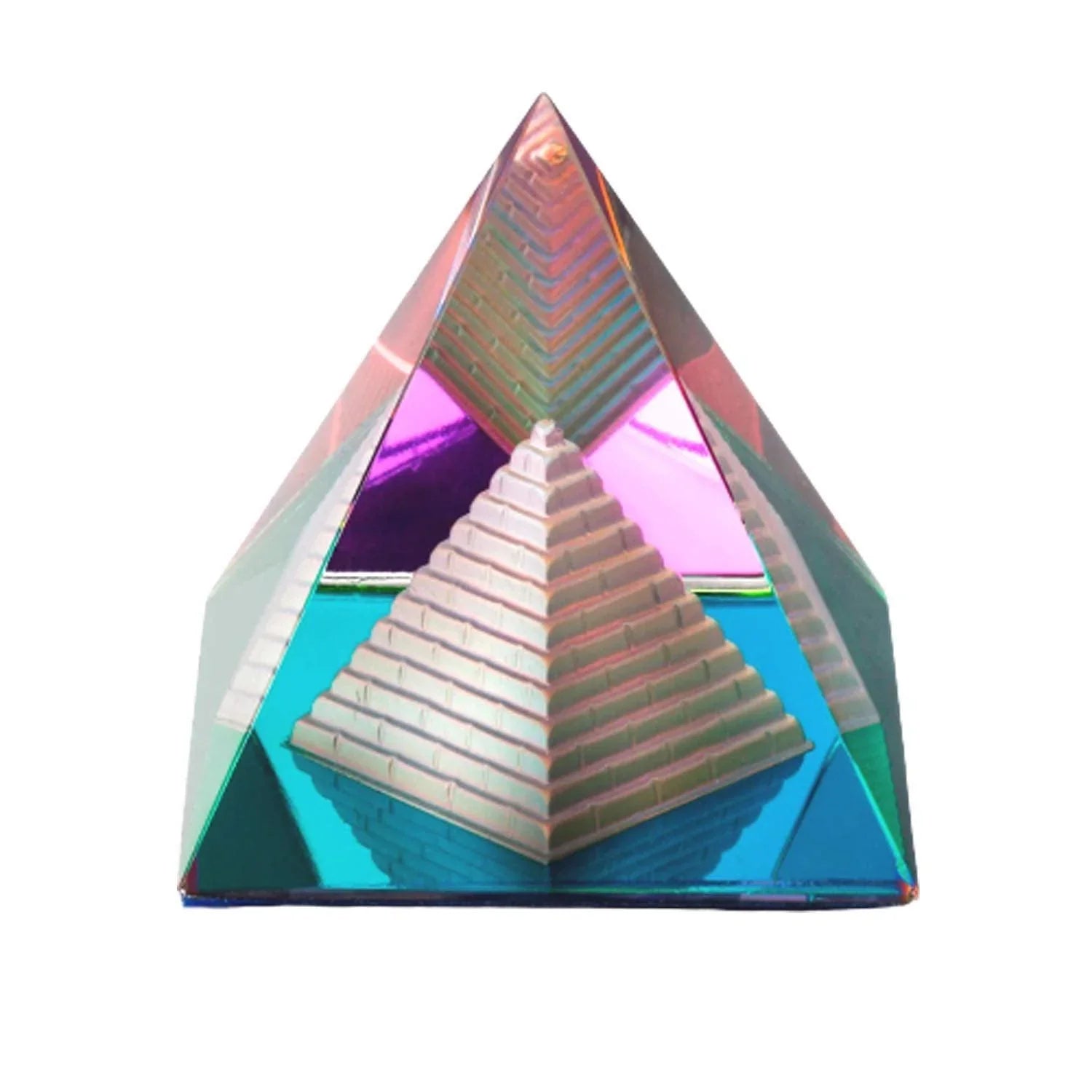 Feng Shui Crystal Pyramid for Positive Energy, Vastu Correction, Good ...